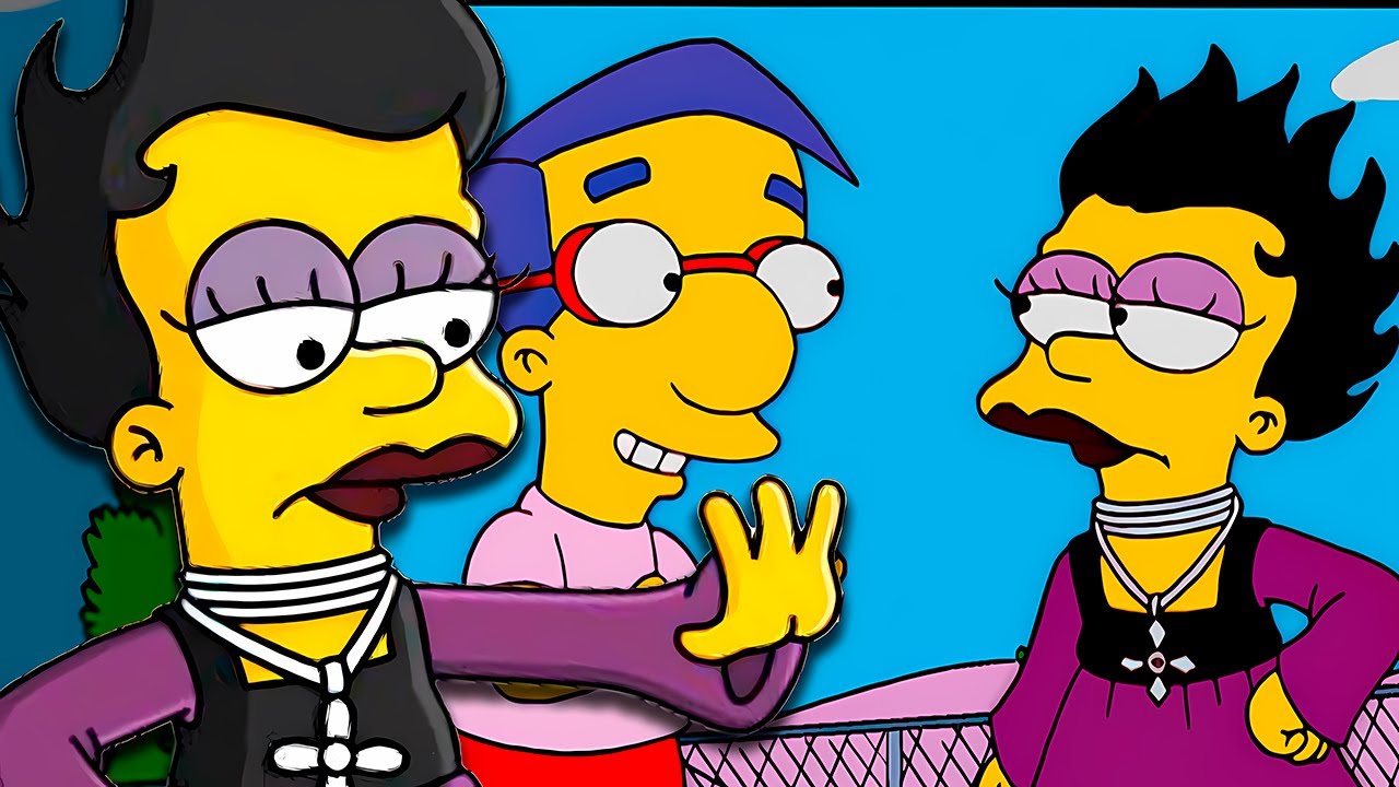 LISA BECAME GOTH OUT OF JEALOUSY | THE SIMPSONS - YouTube