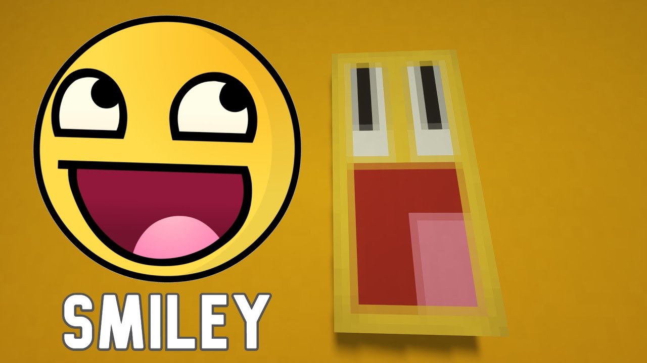 How To Make A SMILEY FACE In Minecraft YouTube How To Make A SMILEY FACE In Minecraft YouTube