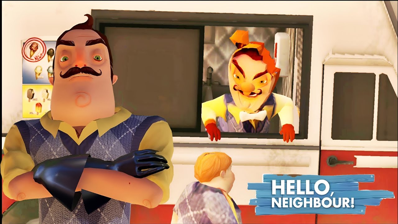 Ice Scream 1 Rod Is Hello Neighbour Full Gameplay - YouTube