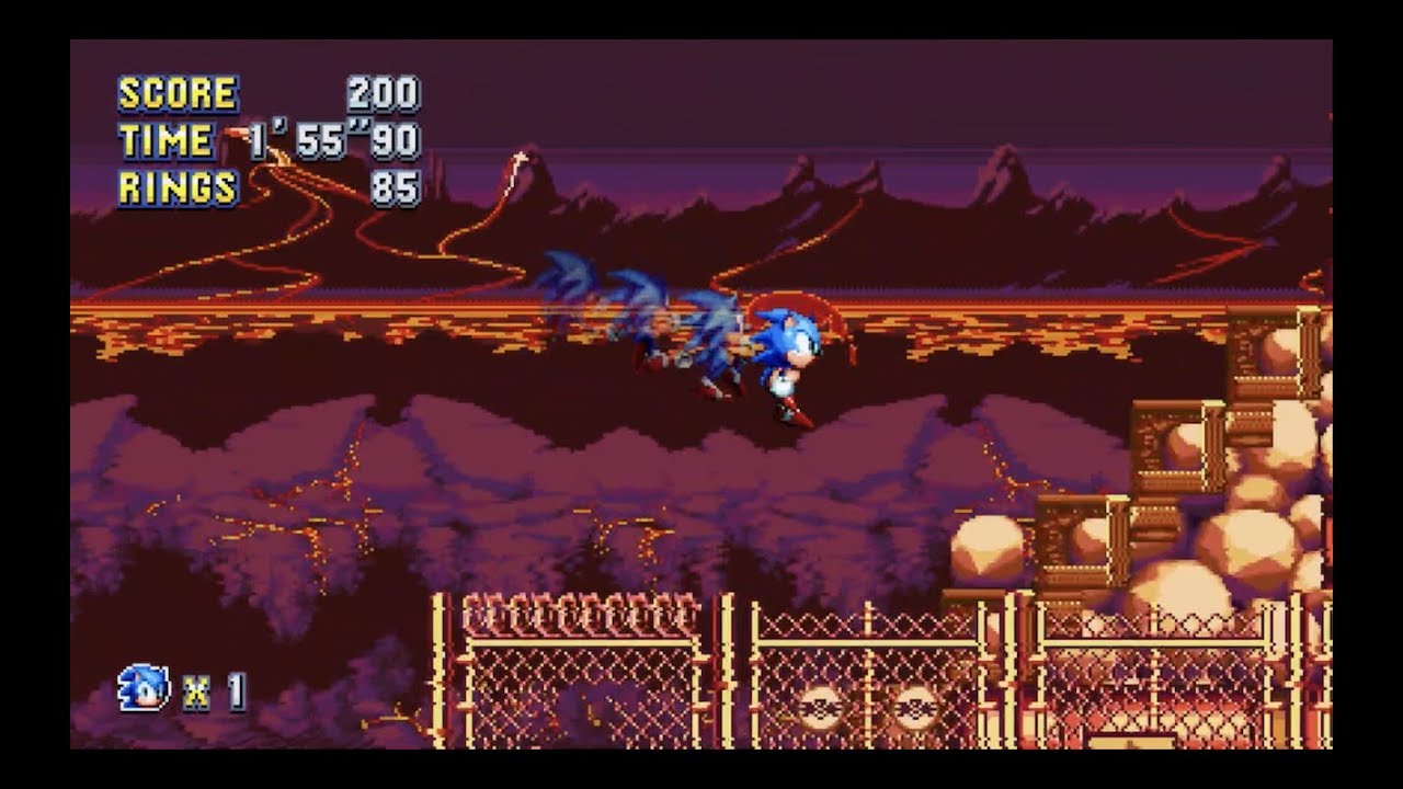 Sonic Mania Plus: Lava Reef Zone Act 1 (Encore Mode) [1080 HD] - YouTube