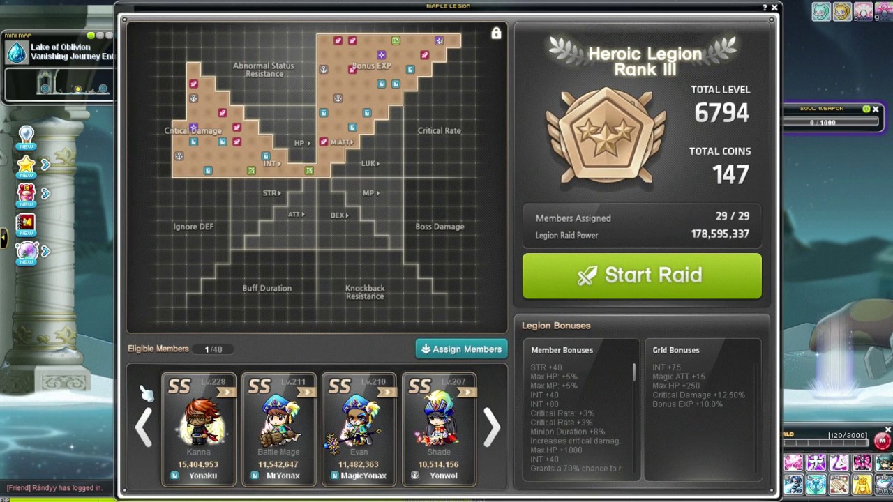 Maplestory - Legion System - The Complete Guide - YouTube