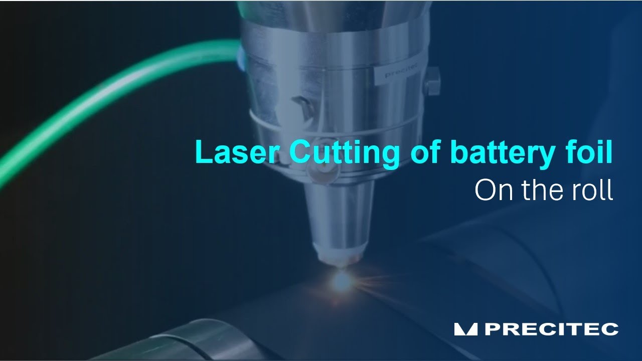 Cutting of battery foils - Gas assisted laser slitting on slitted roll ...