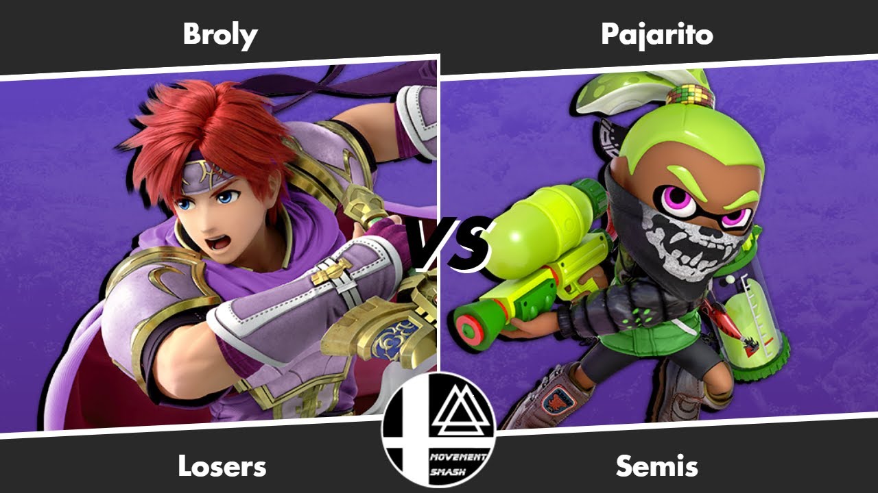 Movement Smash # 125: Broly (Roy) vs Pajarito (Inkling) - YouTube