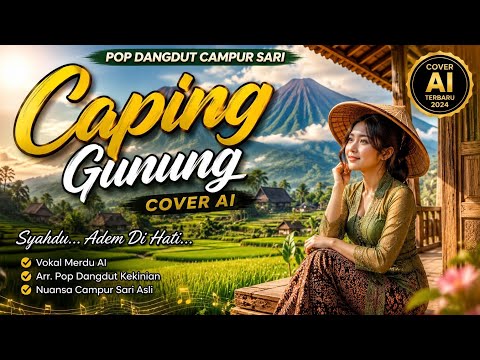 CAPING GUNUNG 🌄 | Cover AI Pop Dangdut Campur sari Jawa Syahdu 