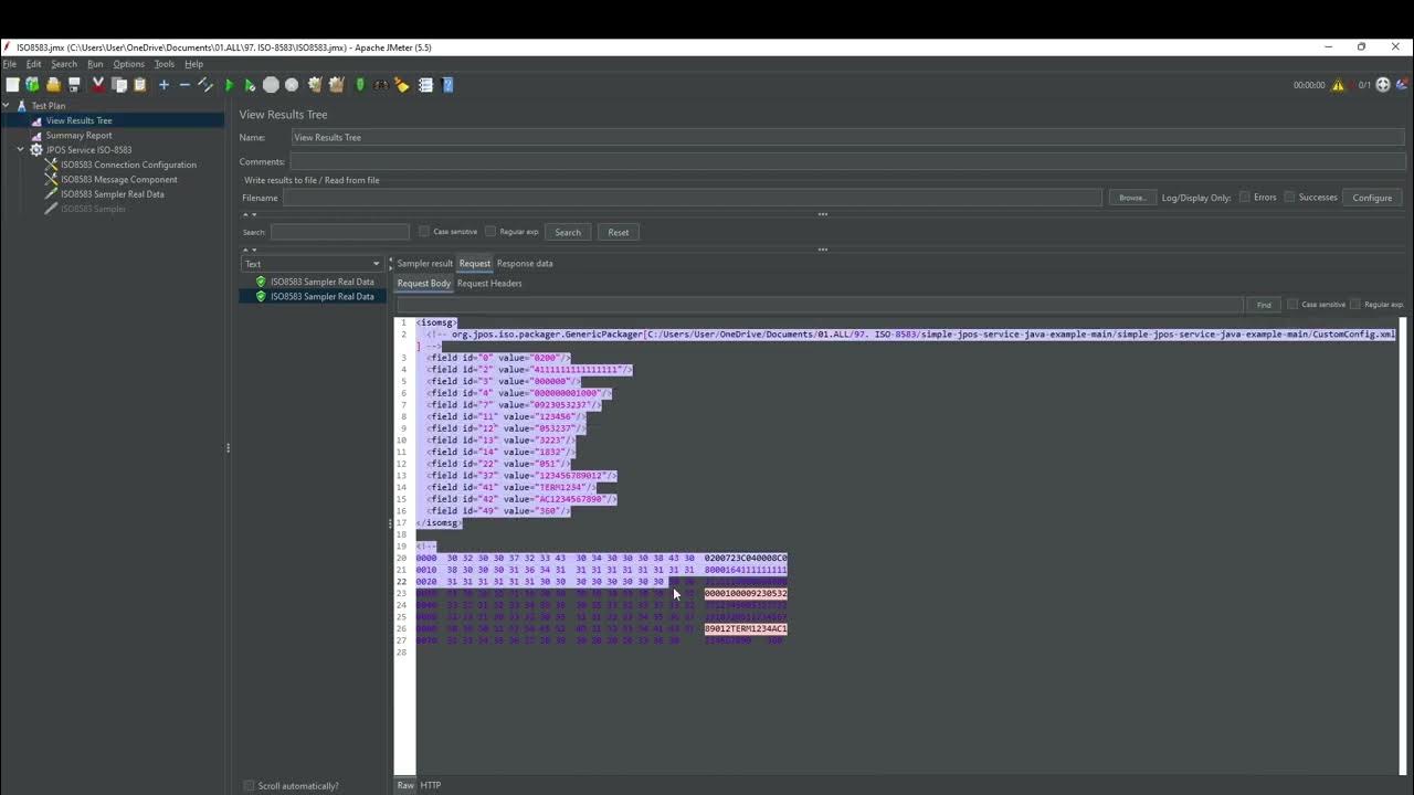ISO-8583 with JMeter - YouTube
