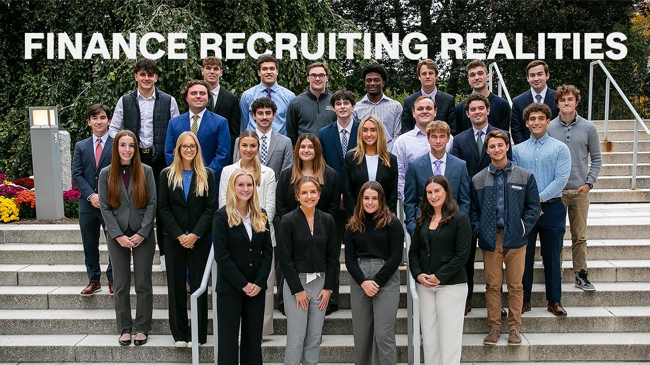 Finance Recruiting Realities - YouTube