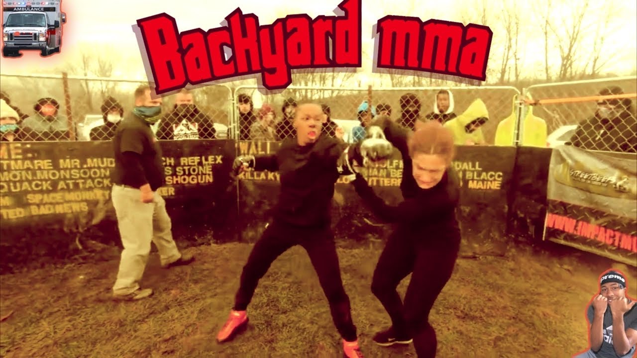 Backyard mma streetbeefs FIERCE HONEY VS DEUCE reaction - YouTube