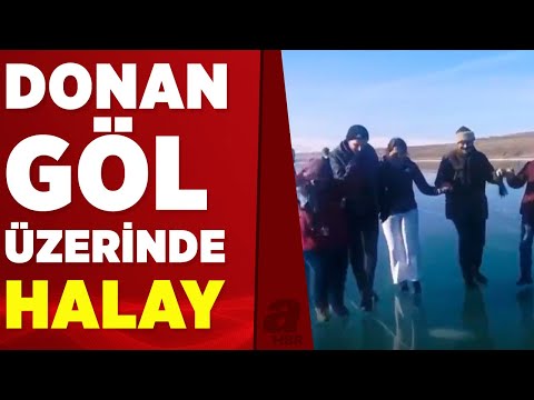 Yurttan kış manzaraları! Çıldır Gölü, festival alanına döndü | A Haber
