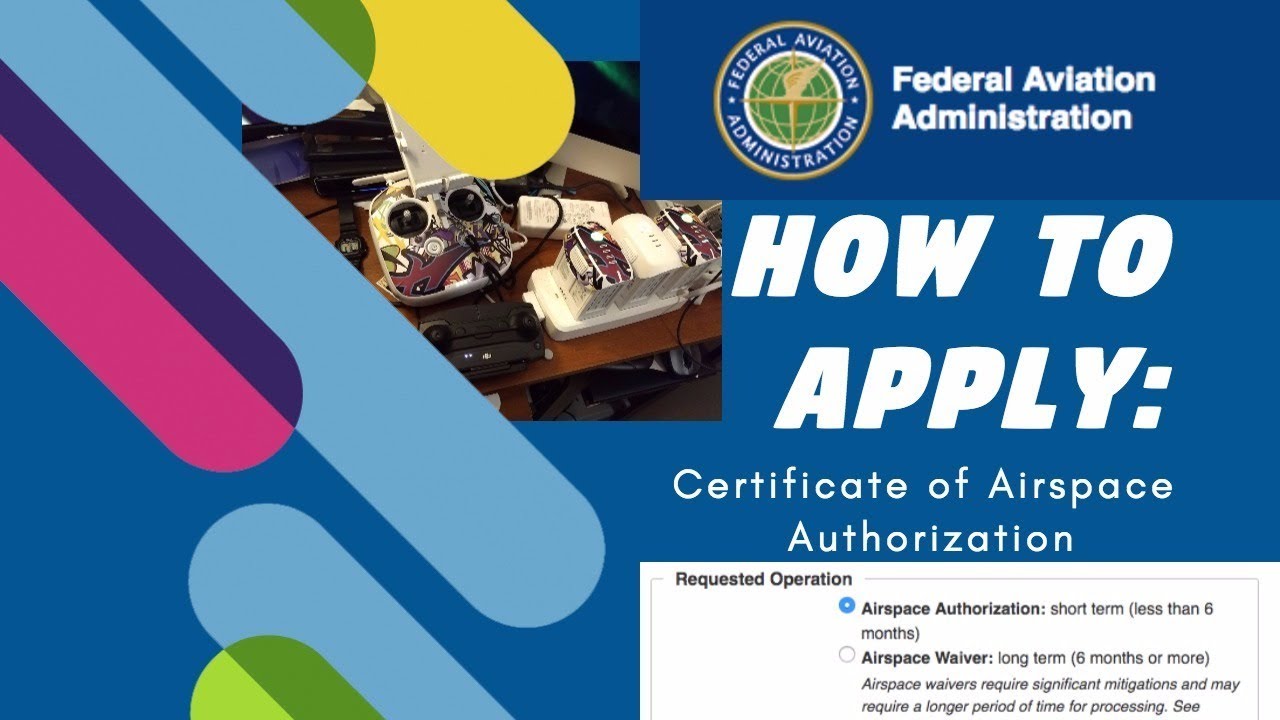 How to get Airspace Clearance for your Drone? FAA Certificate of ...