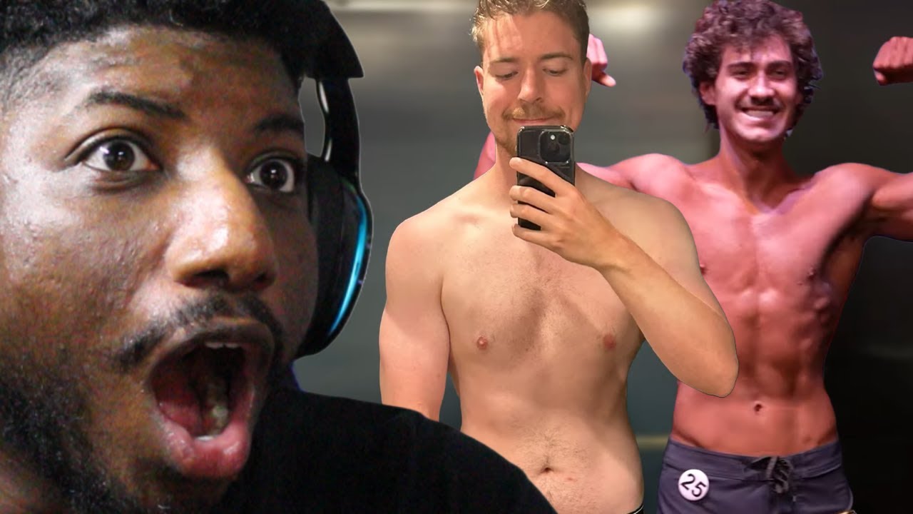 Airrack vs MrBeast in a Bodybuilding Competition - YouTube