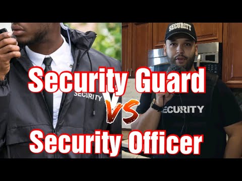 Security Guard vs Security Officer What Separates Amateur Security and ...
