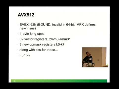 Borislav Petkov: x86 instruction encoding and the nasty hacks we do in the kernel - YouTube