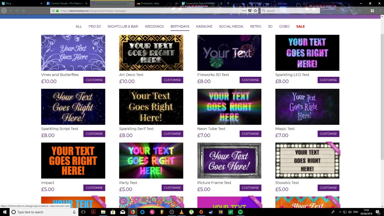 personalised video messages - YouTube