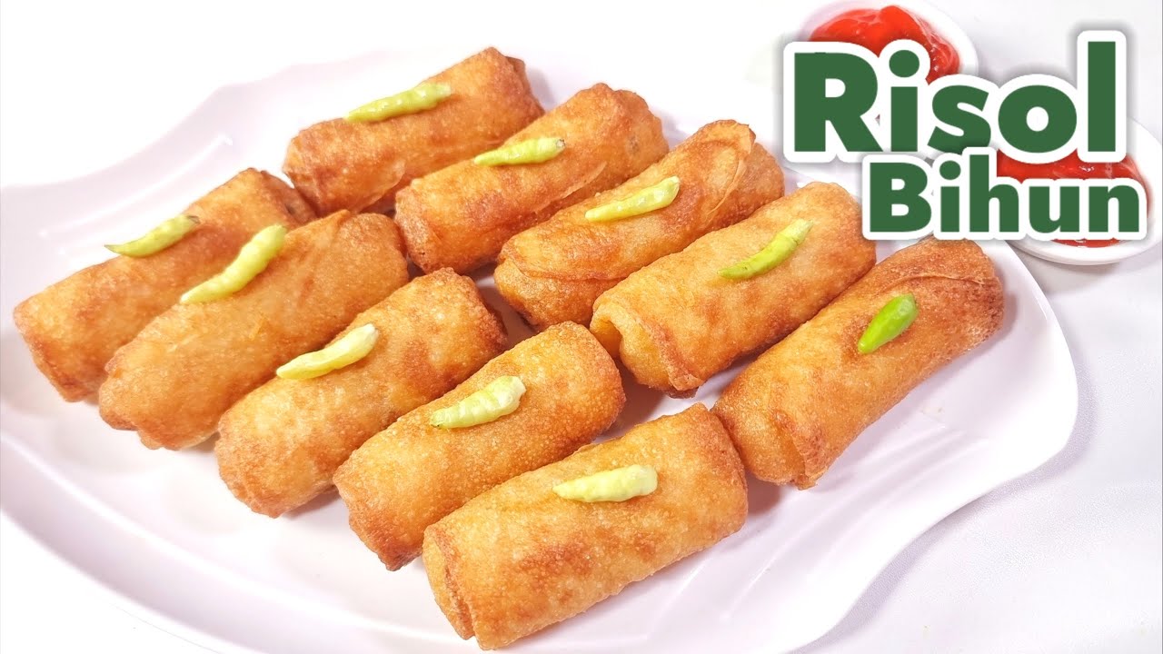 RESEP DAN TUTORIAL LENGKAP CARA MEMBUAT RISOL BIHUN ENAK || COCOK ...