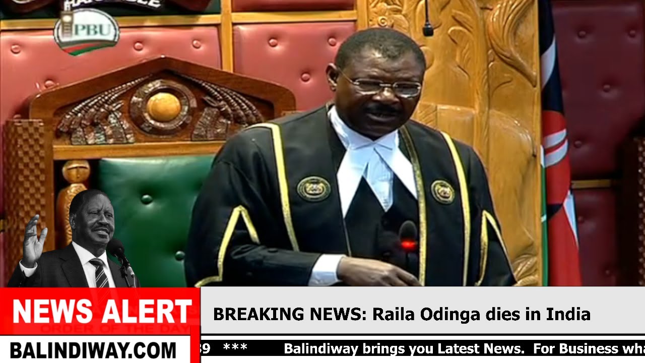RAILA IS DEAD: Emotions high in Parliament after the death of Raila ...