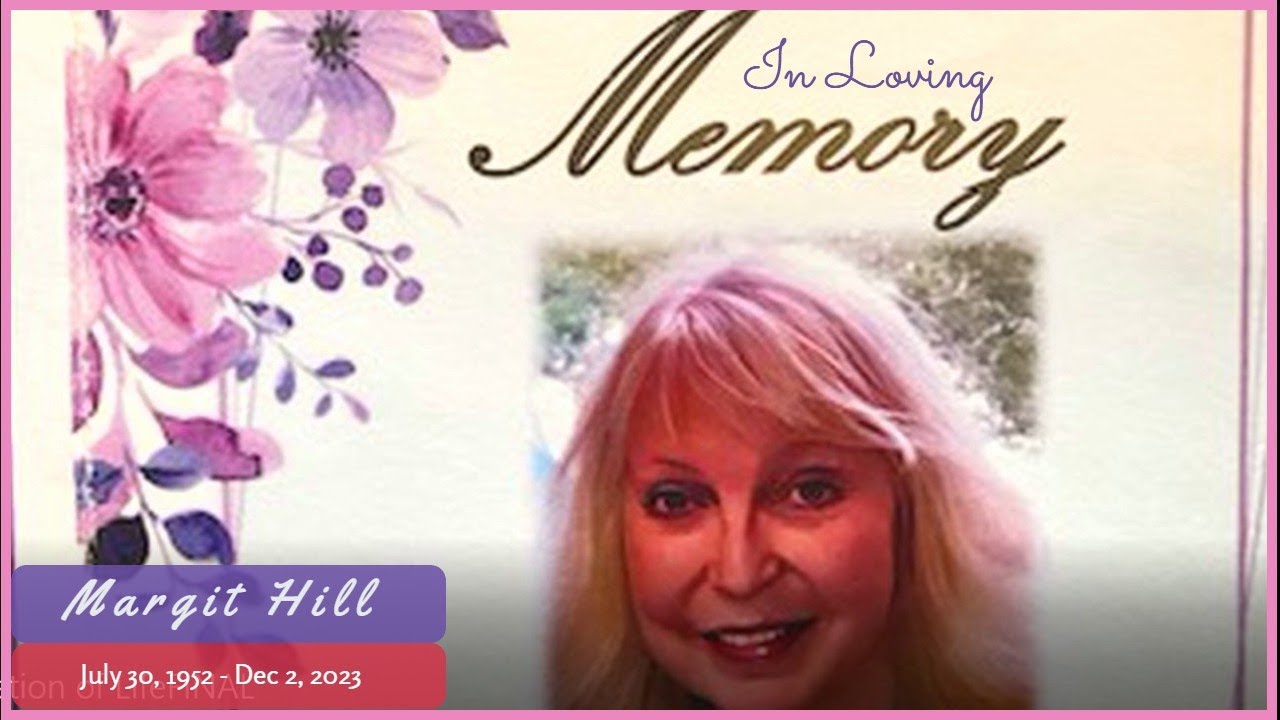 Margit Hill's Celebration of Life - YouTube