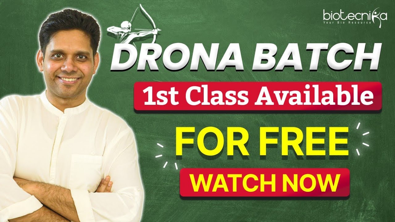 CSIR NET DRONA BATCH 1st Class Available For Free - Watch Now - YouTube