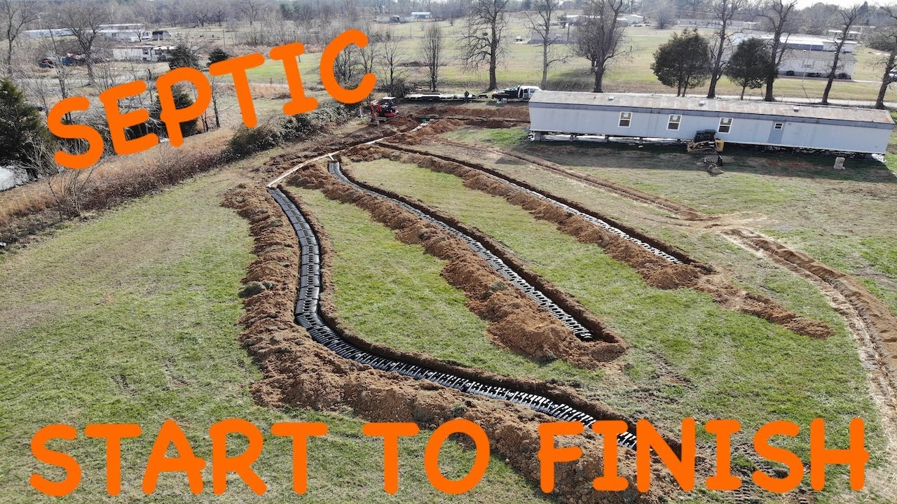 Septic System Installation Start to Finish - YouTube