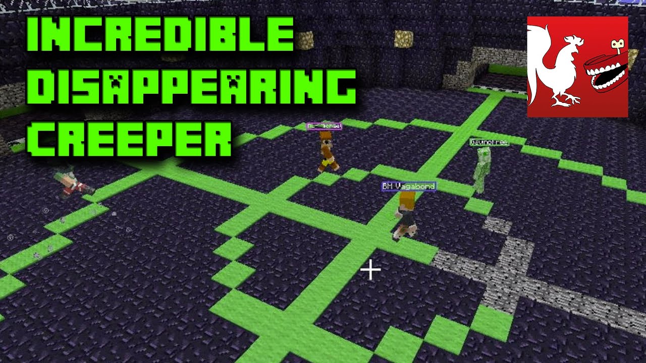Things to Do In Minecraft - Incredible Disappearing Creeper | Rooster ...