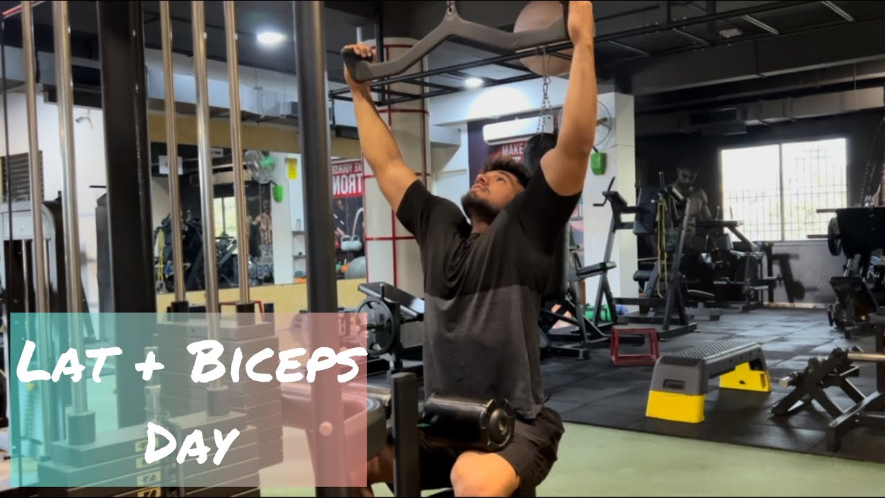 Lat + Biceps Workout - YouTube