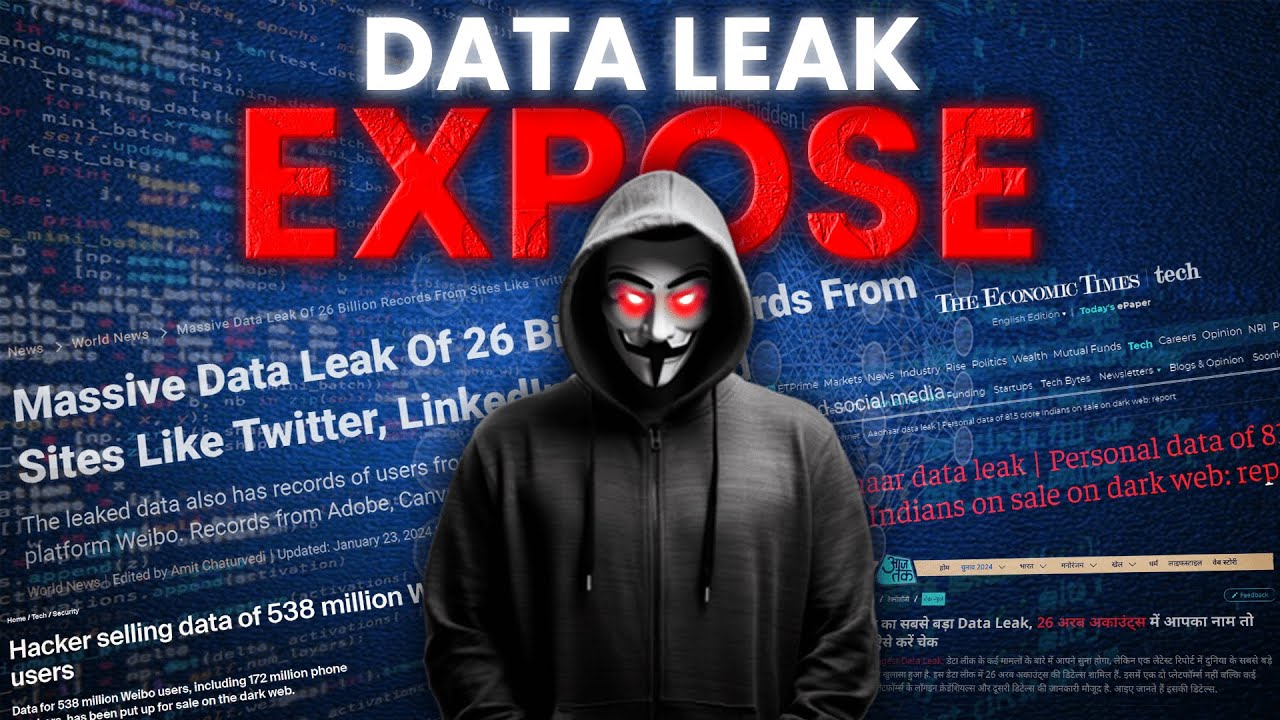 Data Theft Explained | Data Leak Expose | Online Data Scam | Data is ...