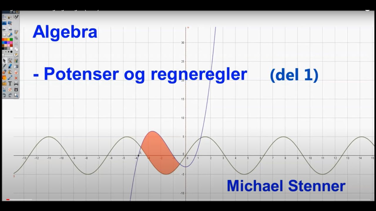 Algebra - Potenser og regneregler (del 1) - YouTube