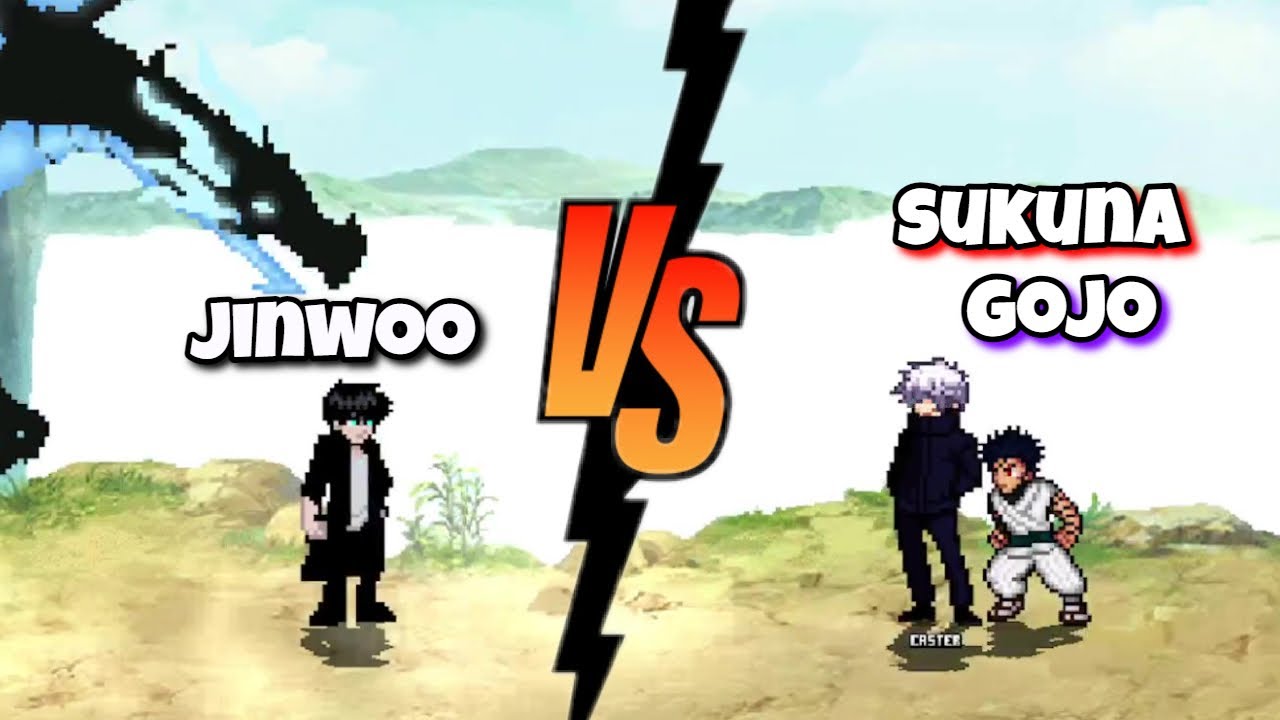 Jinwoo Vs Gojo and Sukuna solo leveling x jujutsu kaisen fights / mugen ...