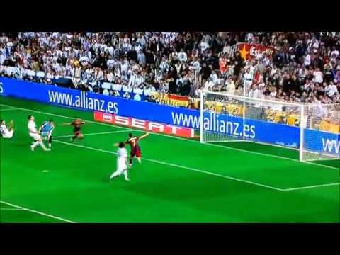 Messi dribbles past Real Madrid defense (+Offside Goal) - YouTube