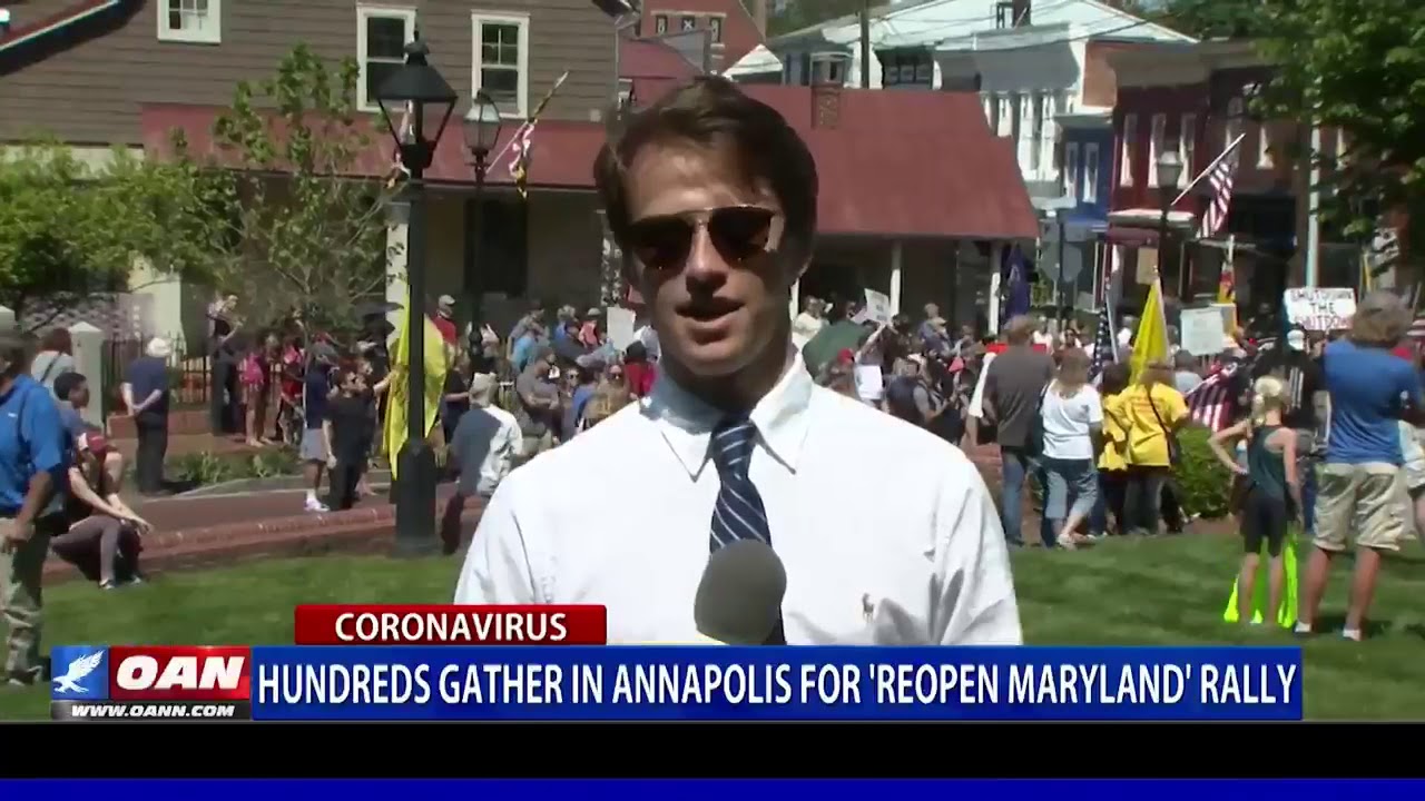Reopen Maryland Rally With OAN - YouTube