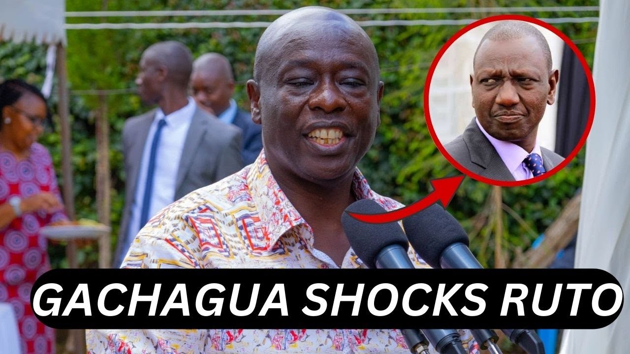 Ruto finished! Gachagua's shocking speech on ruto losing mt kenya and ...