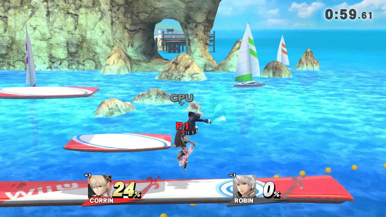 super smash corrin vs robin - YouTube