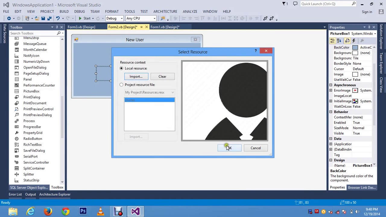 How to Make a User Login form on Visual Basic Studio 2013 1 - YouTube