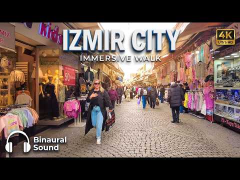 Izmir City Walking Tour | Türkiye | 4K - 3D | Do You Know This Hidden Side of Izmir? POV TV