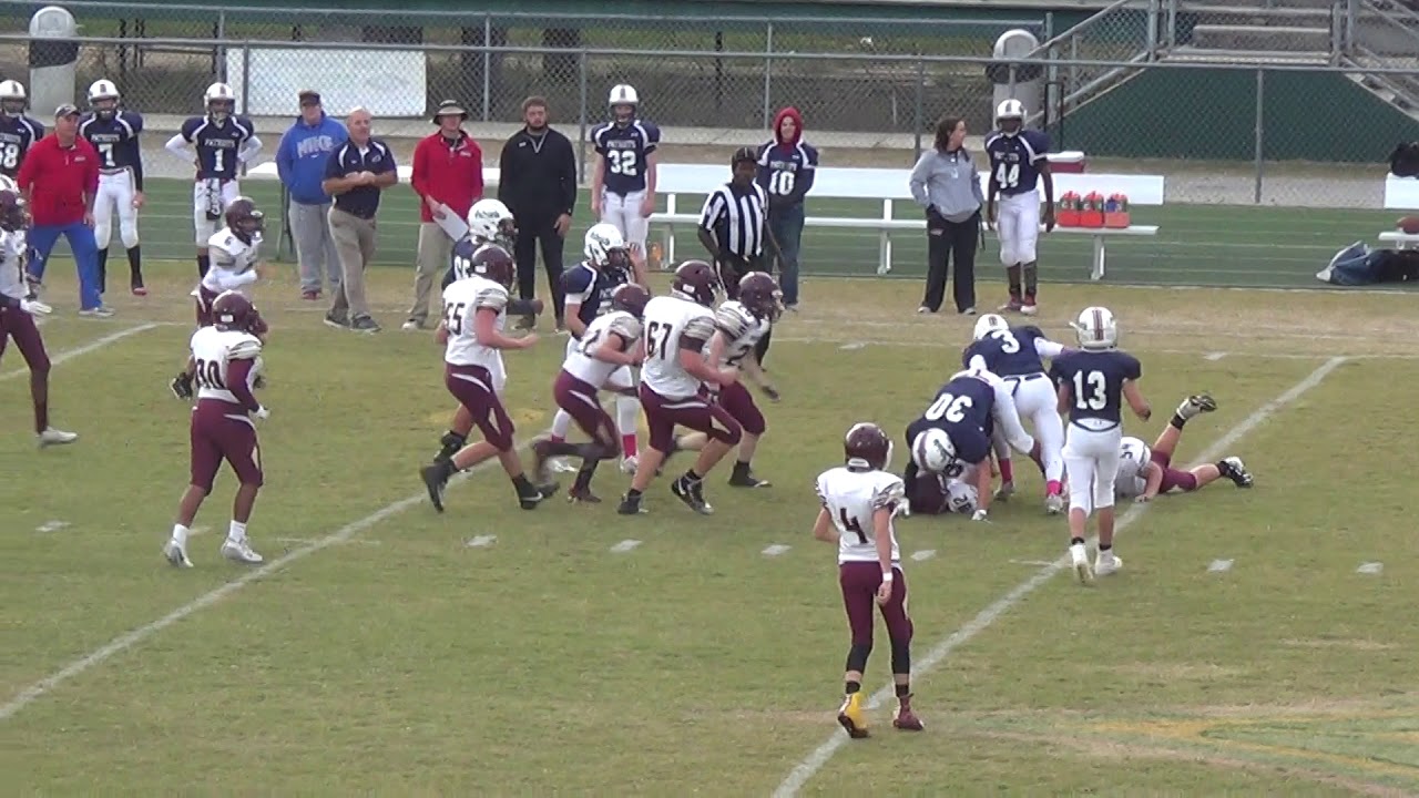 Logan Whitaker #82 with a handful of jersey. - YouTube