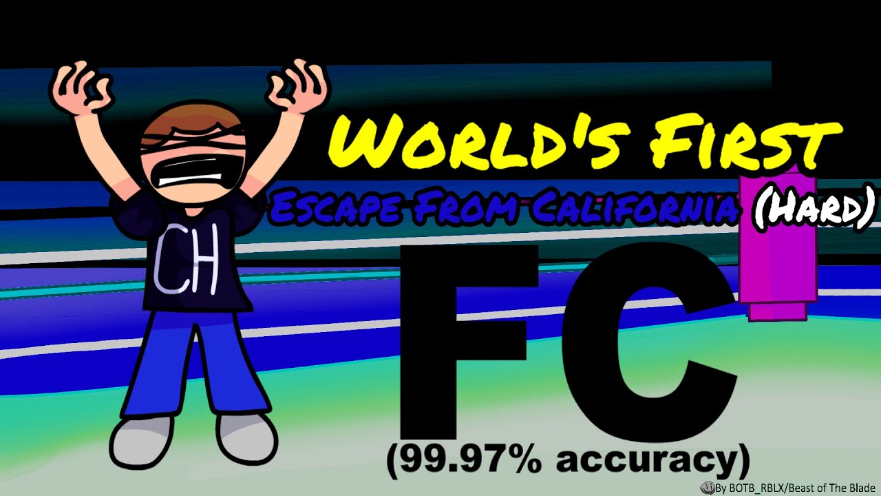 Funky Friday | World's first Escape From California fc (99.97% accuracy ...