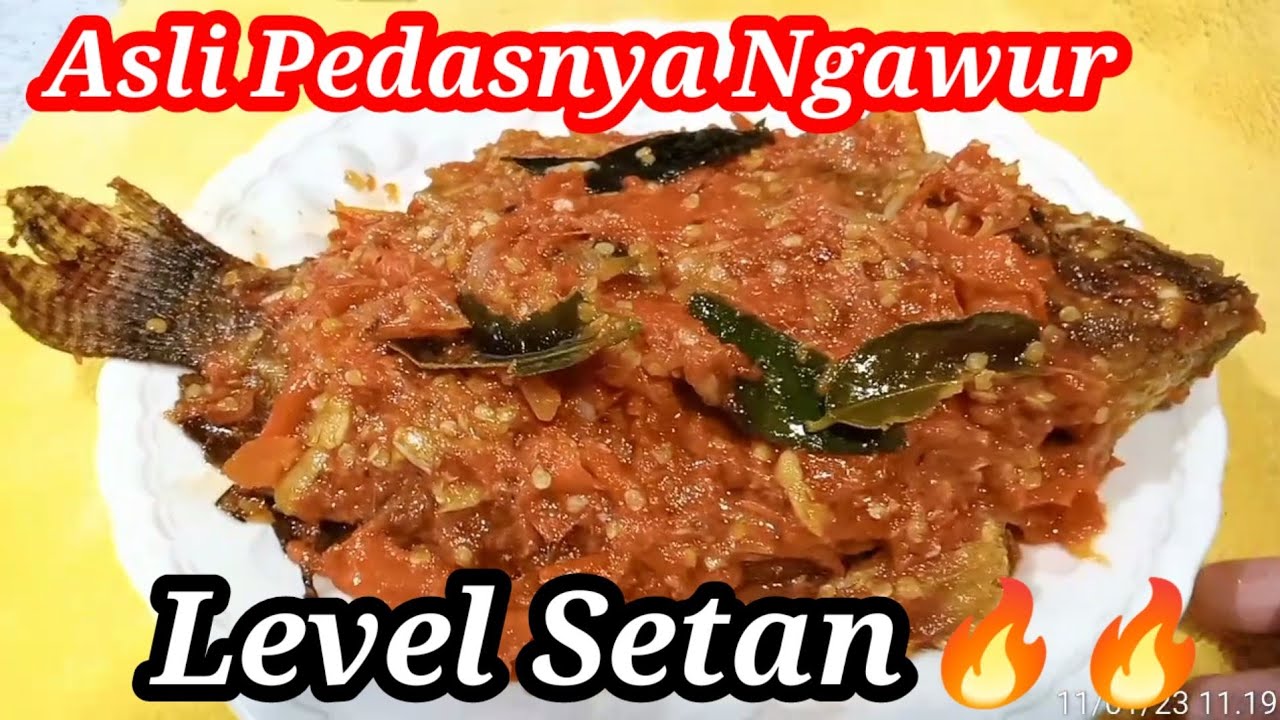 Setelah Mencoba Pasti Bikin Ketagihan || Balado Ikan Mujaer Super Pedas ...