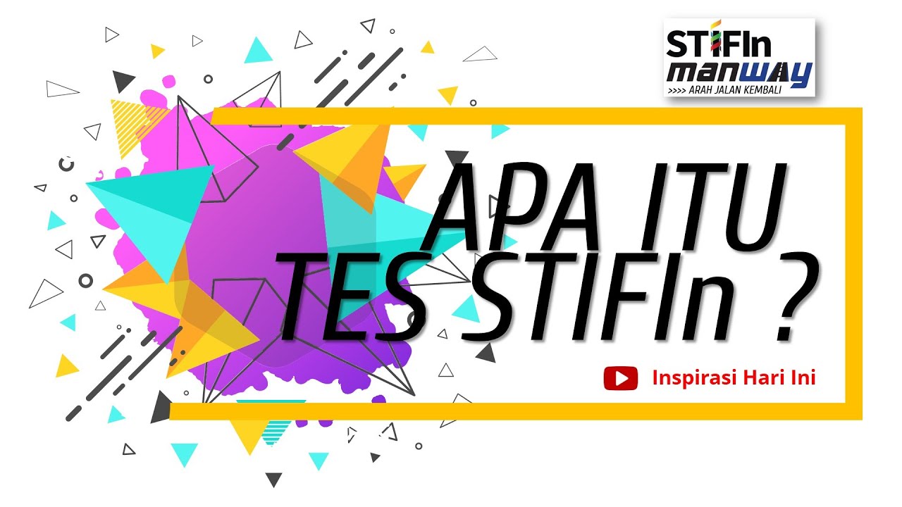 APA ITU TES STIFIn ? | konsep stifin test 081809280203 - YouTube