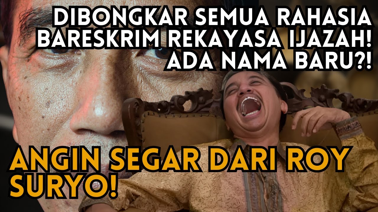 ANGIN SEGAR PENGADILAN DARI ROY! DIBOCORKAN SEMUA AIB BARESKRIM TIPU ...
