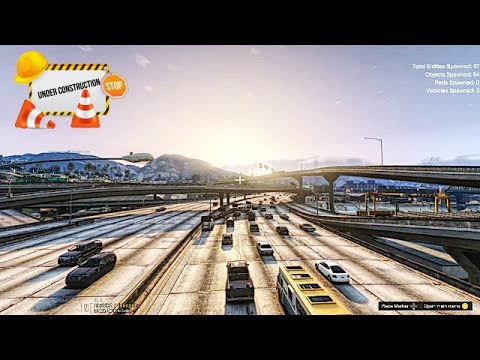 Major Construction Site in Grand Theft Auto 5 (Timelapse) - YouTube