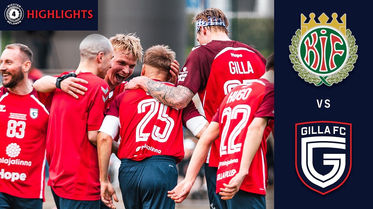 FC Kiffen/3 - Gilla FC | Highlights | Miesten Nelonen - YouTube