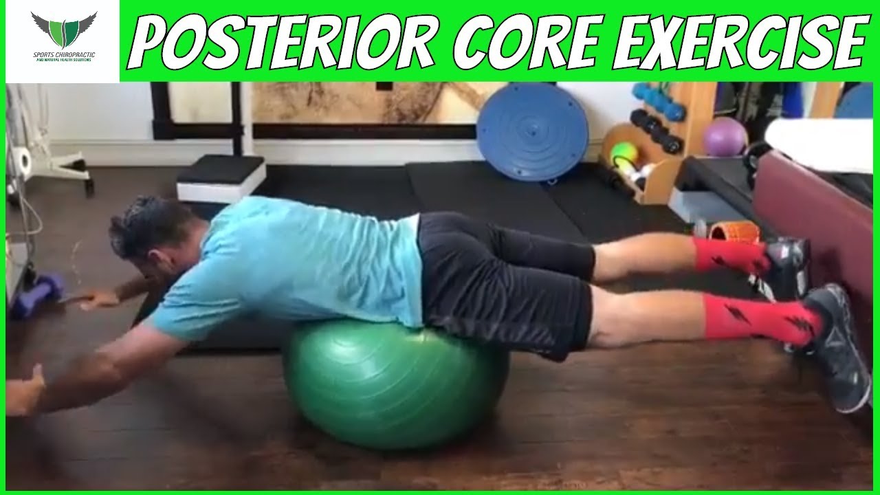Great Posterior Core Exercise For Back Strength - YouTube
