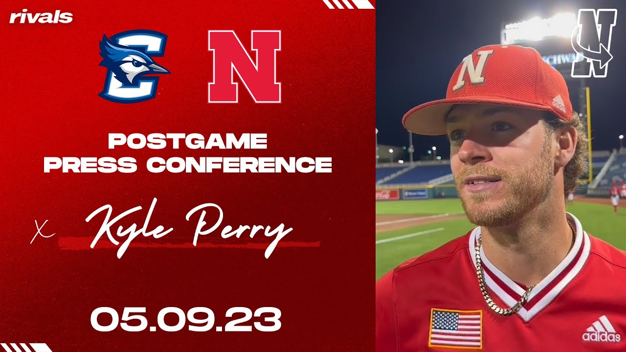 Nebraska Baseball: Kyle Perry talks 7-4 win over Creighton - YouTube