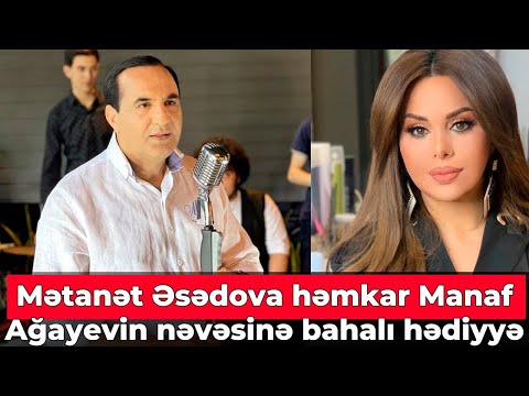 Müğənni Mətanət Əsədova həmkar Manaf Ağayevin nəvəsinə bahalı hədiyyə