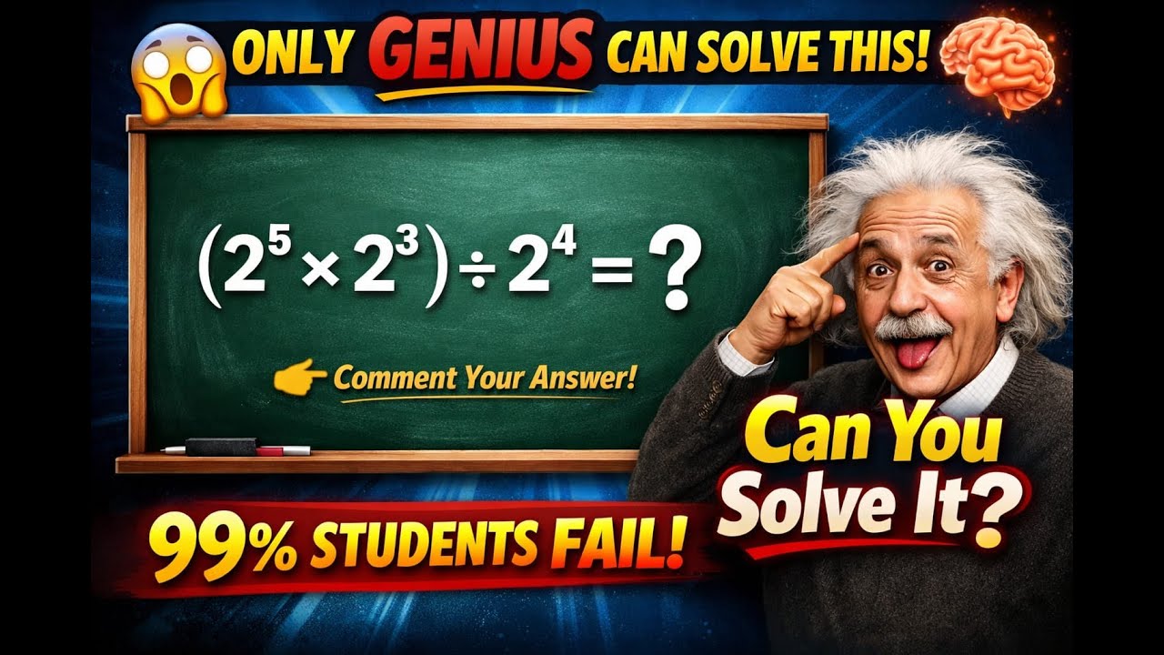 Only genius can solve this math puzzle 🔥💯 - YouTube