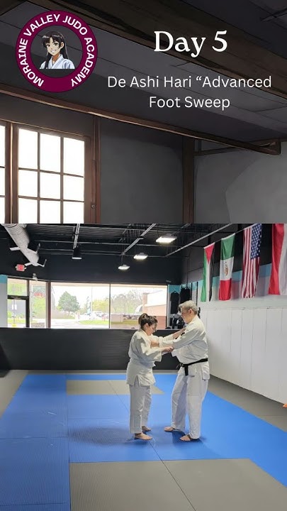 Judo Training Day 5 De Ashi Hari "Advanced Foot Sweep" - YouTube