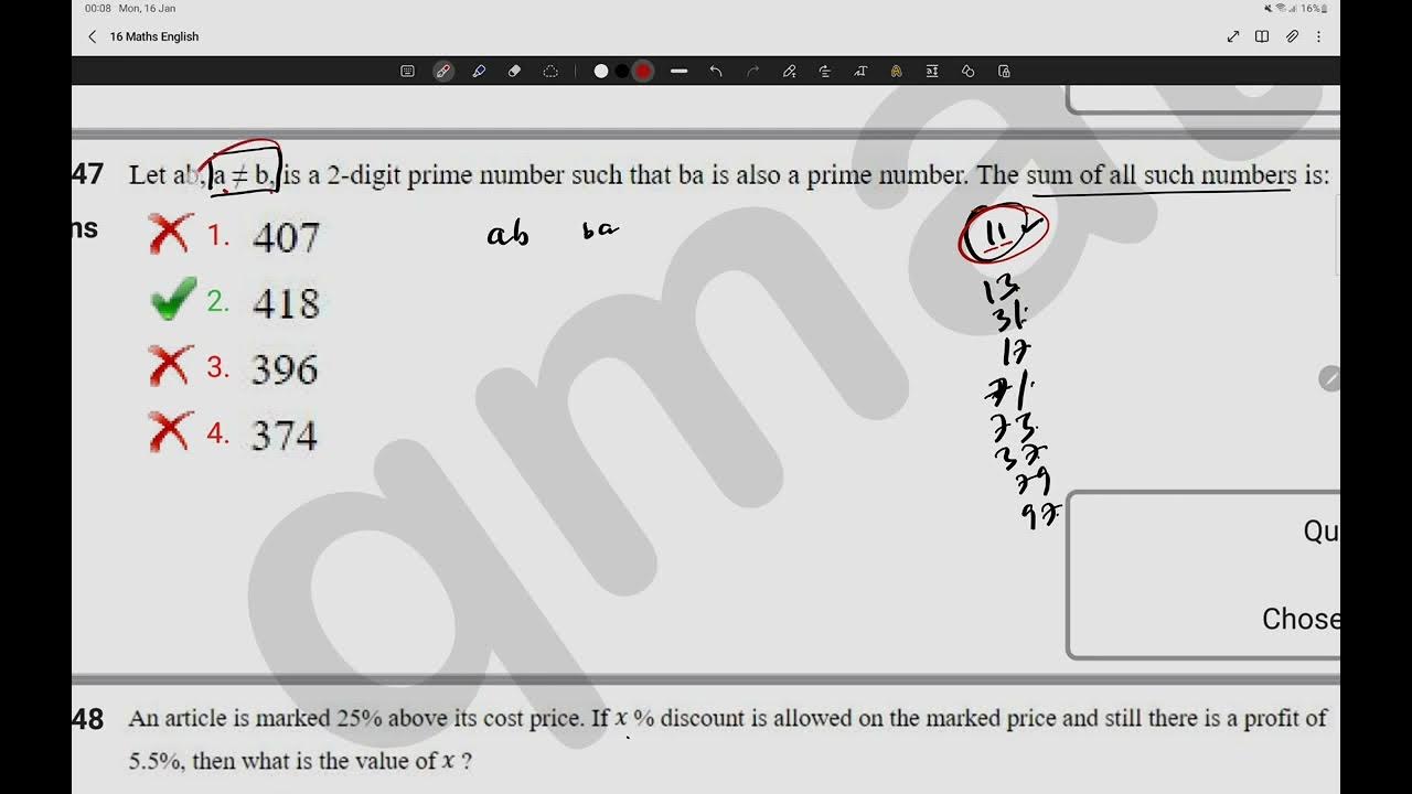 Let Ab A b Is A 2 digit Prime Number Such That Ba Is Also A Prime let-ab-a-b-is-a-2-digit-prime-number-such-that-ba-is-also-a-prime