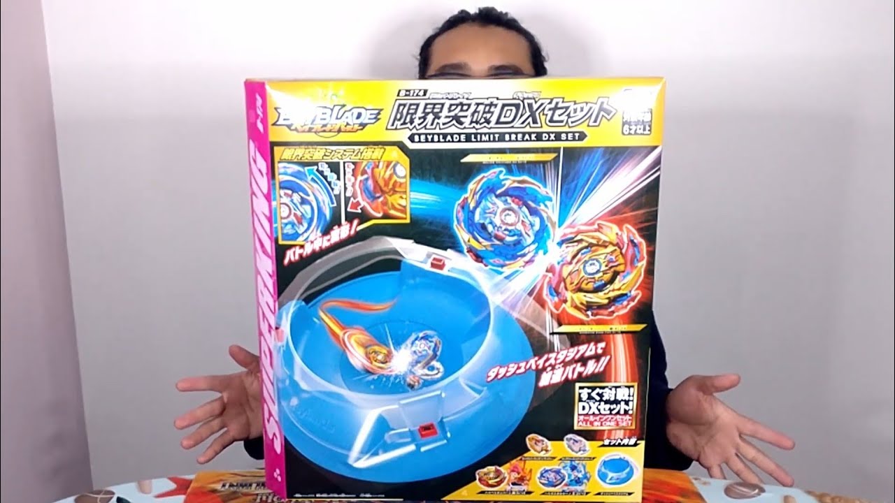 Spachetto il nuovo set!!! Beyblade Limit Break DX Set B-174 Beyblade ...