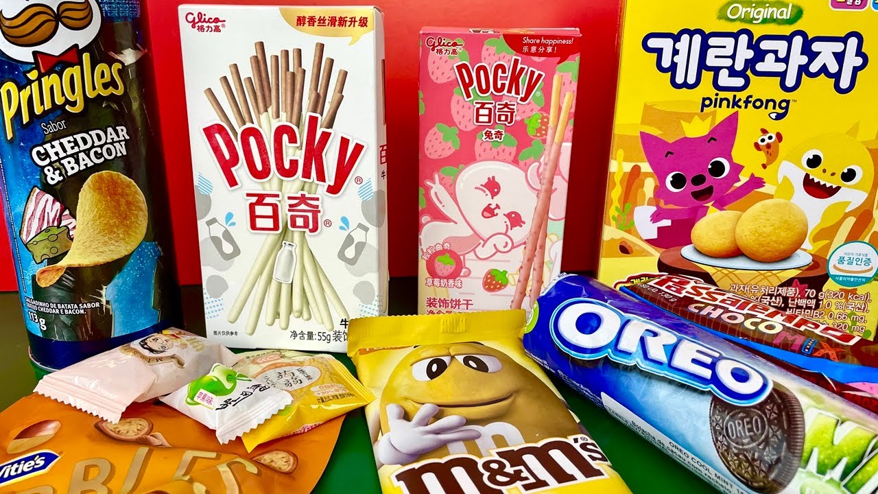 Oreo de MENTA e Pringles de Bacon? Experimentando Coréia, China, EUA e ...