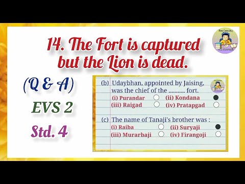 14. The Fort is captured but the Lion is dead/Questions and Answers/STD ...