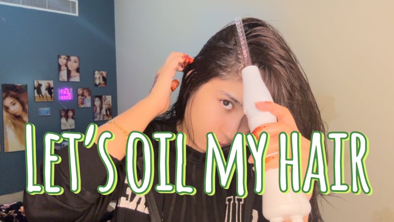 Hair oiling day | hair transformation | Aymen zahra - YouTube